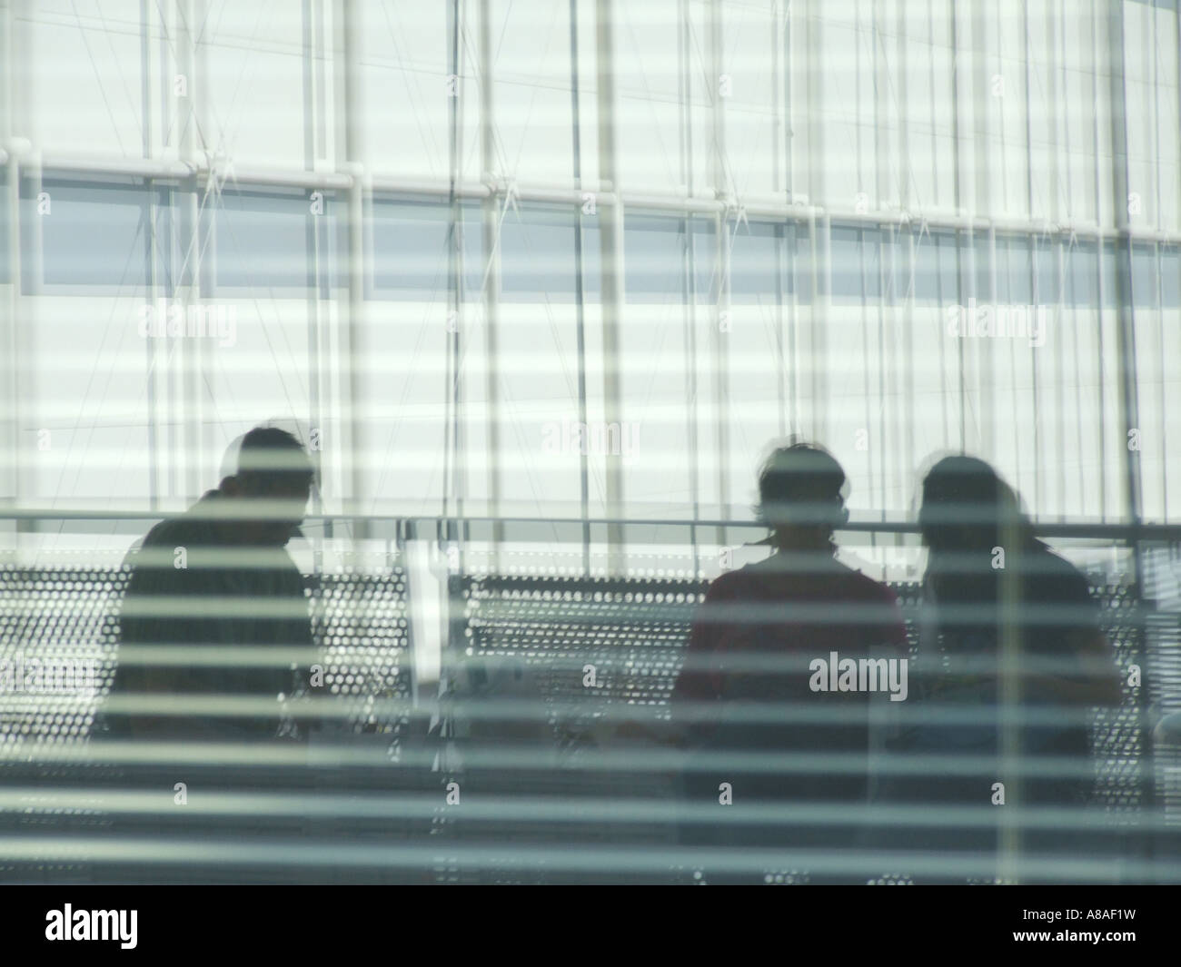 reflection of a couple in window Stock Photo - Alamy