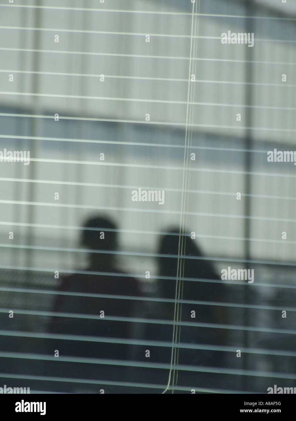 reflection of a couple in window Stock Photo - Alamy