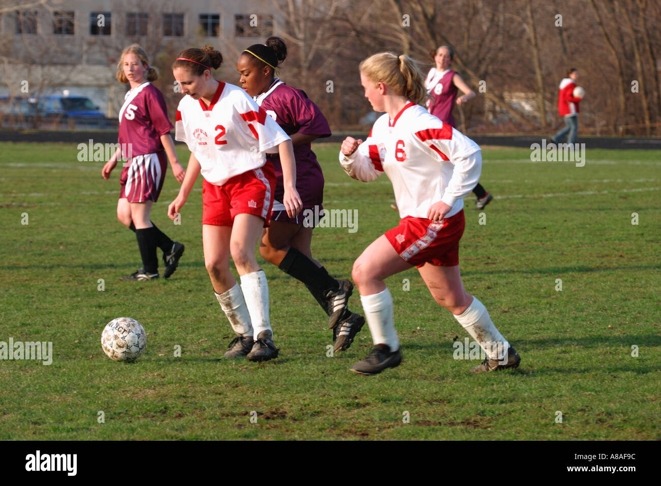 Girls varsity soccer hi-res stock photography and images - Alamy