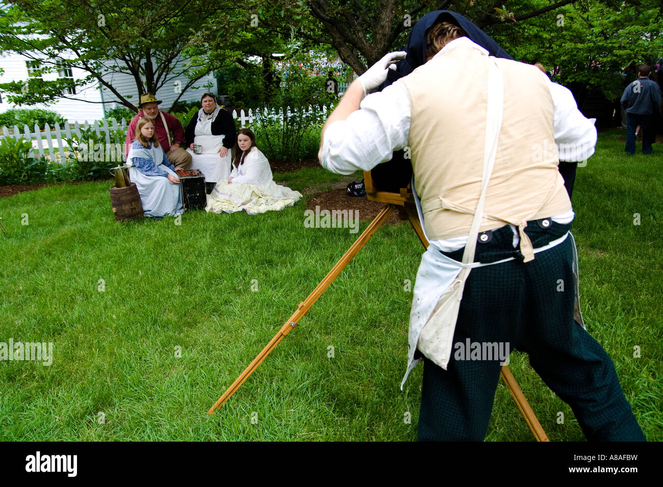 itinerant photographer at Naper Village settlement museum civil war ...