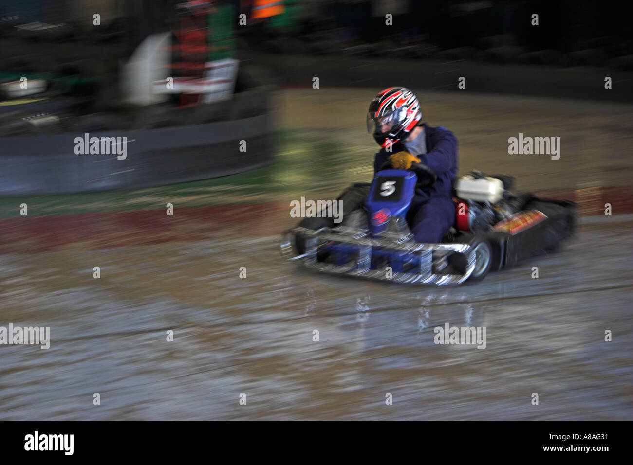 Go Kart Action Stock Photo - Alamy