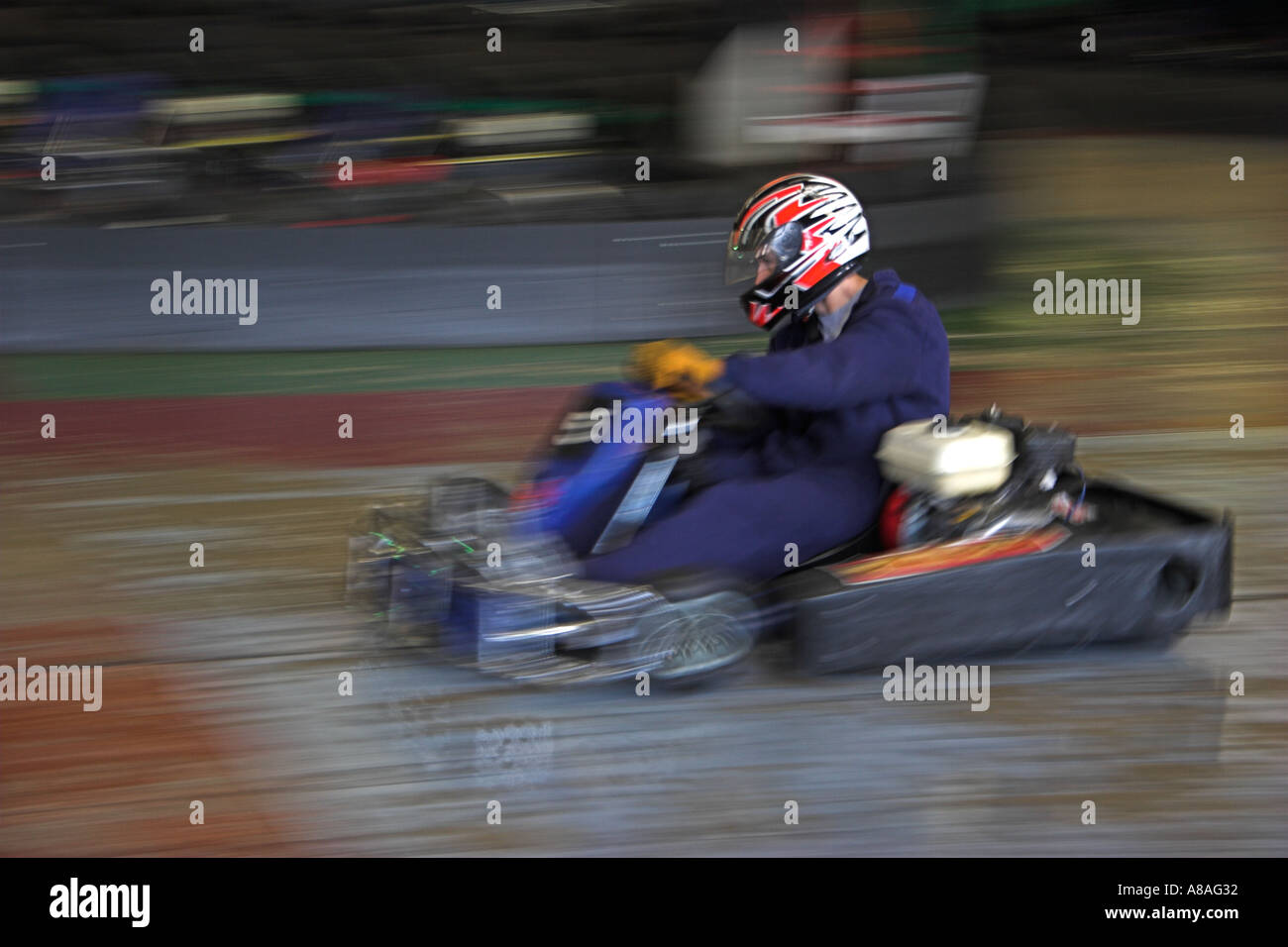 Go Kart Action Stock Photo - Alamy