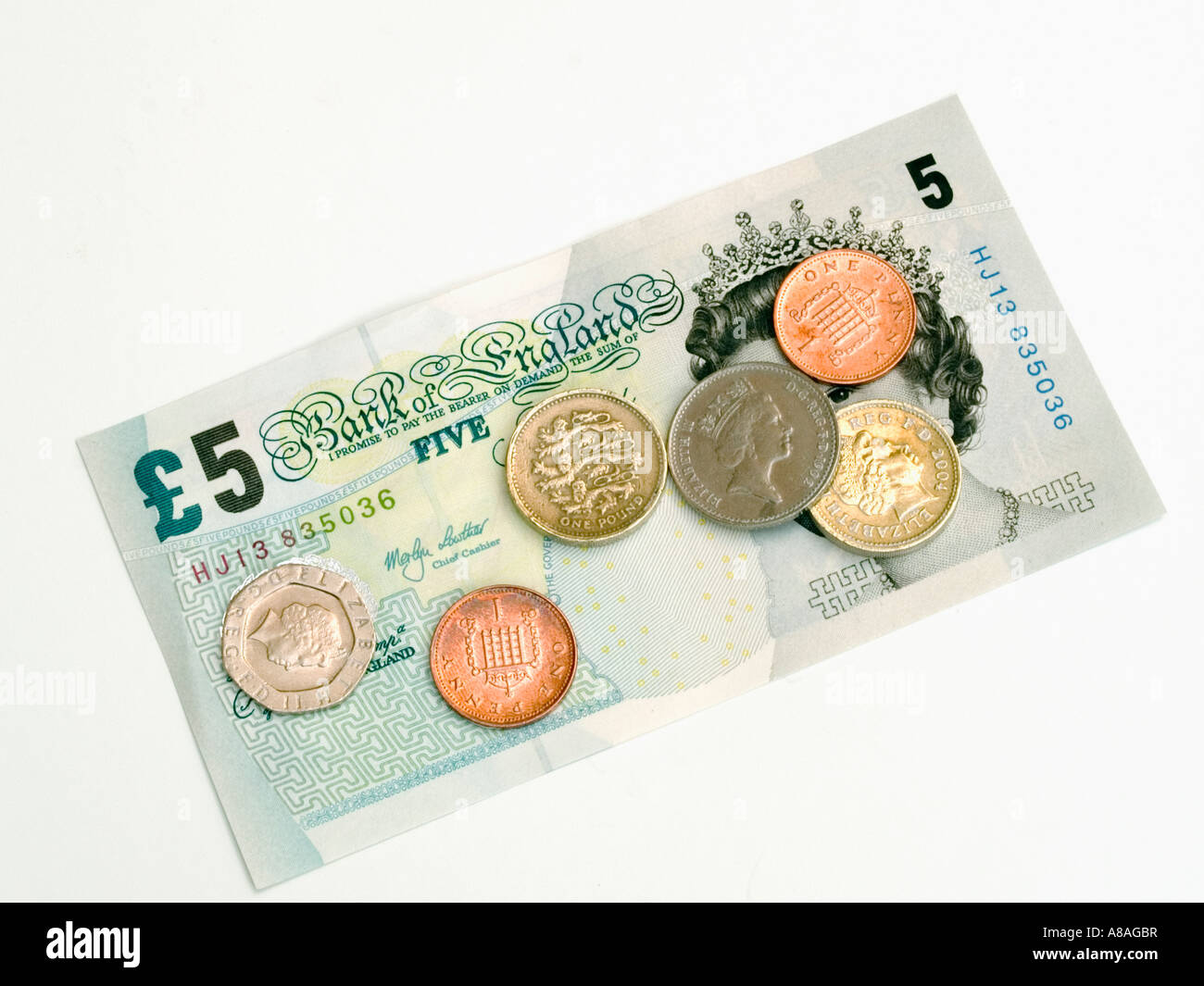 Five pound coin hi-res stock photography and images - Alamy