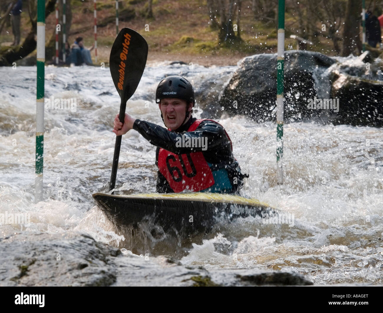 Canoeing at Bala, North Wales Stock Photo - Alamy