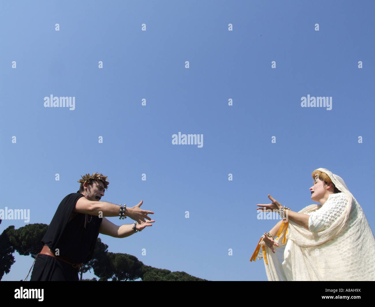 Roman procession celebrating the birth of Rome italy 2007 Stock Photo ...