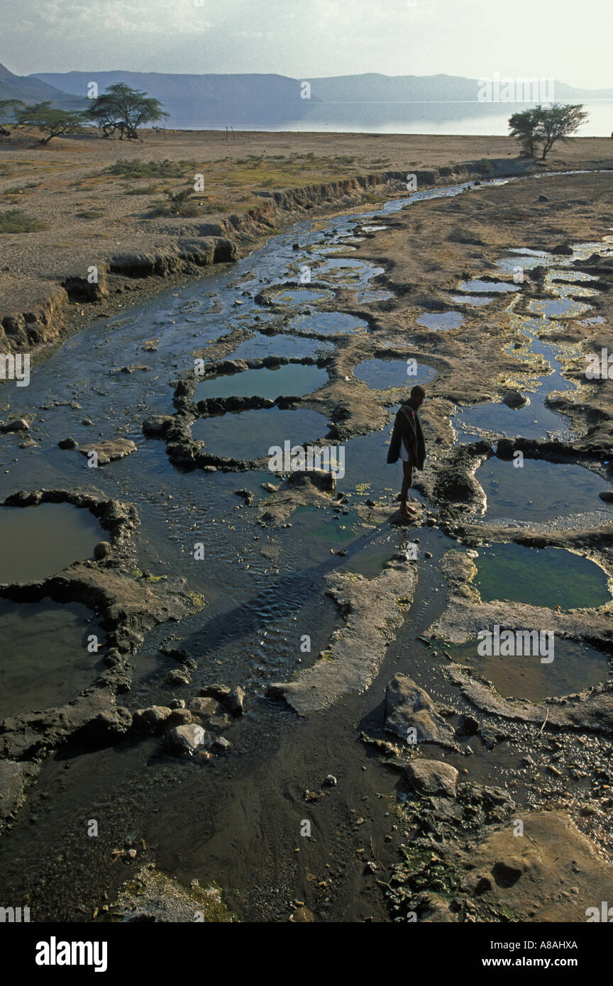 hot springs at Lake Shala, Abiata Shala National Park, Ethiopia Stock ...