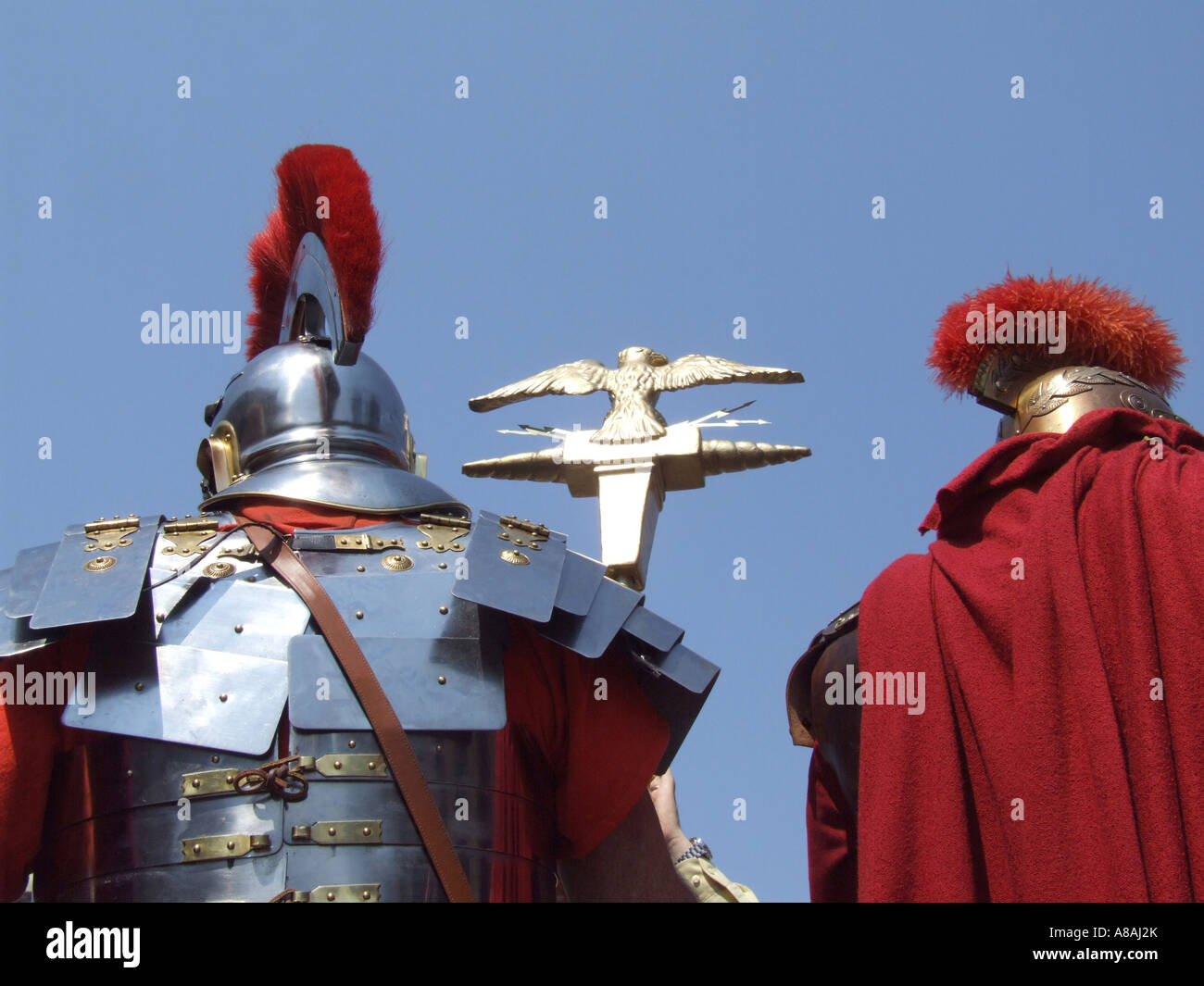 Roman soldiers in a procession celebrating the birth of Rome italy ...
