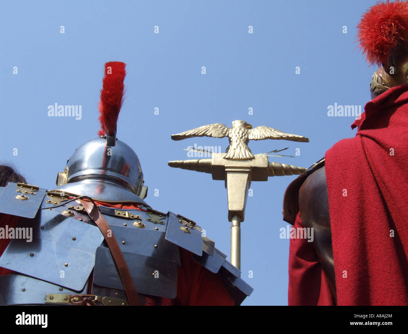 Roman soldiers in a procession celebrating the birth of Rome italy ...