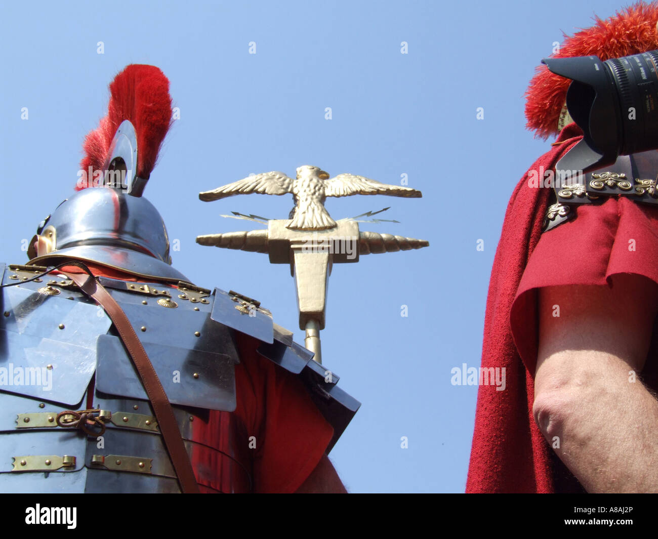 Roman soldiers in a procession celebrating the birth of Rome italy ...