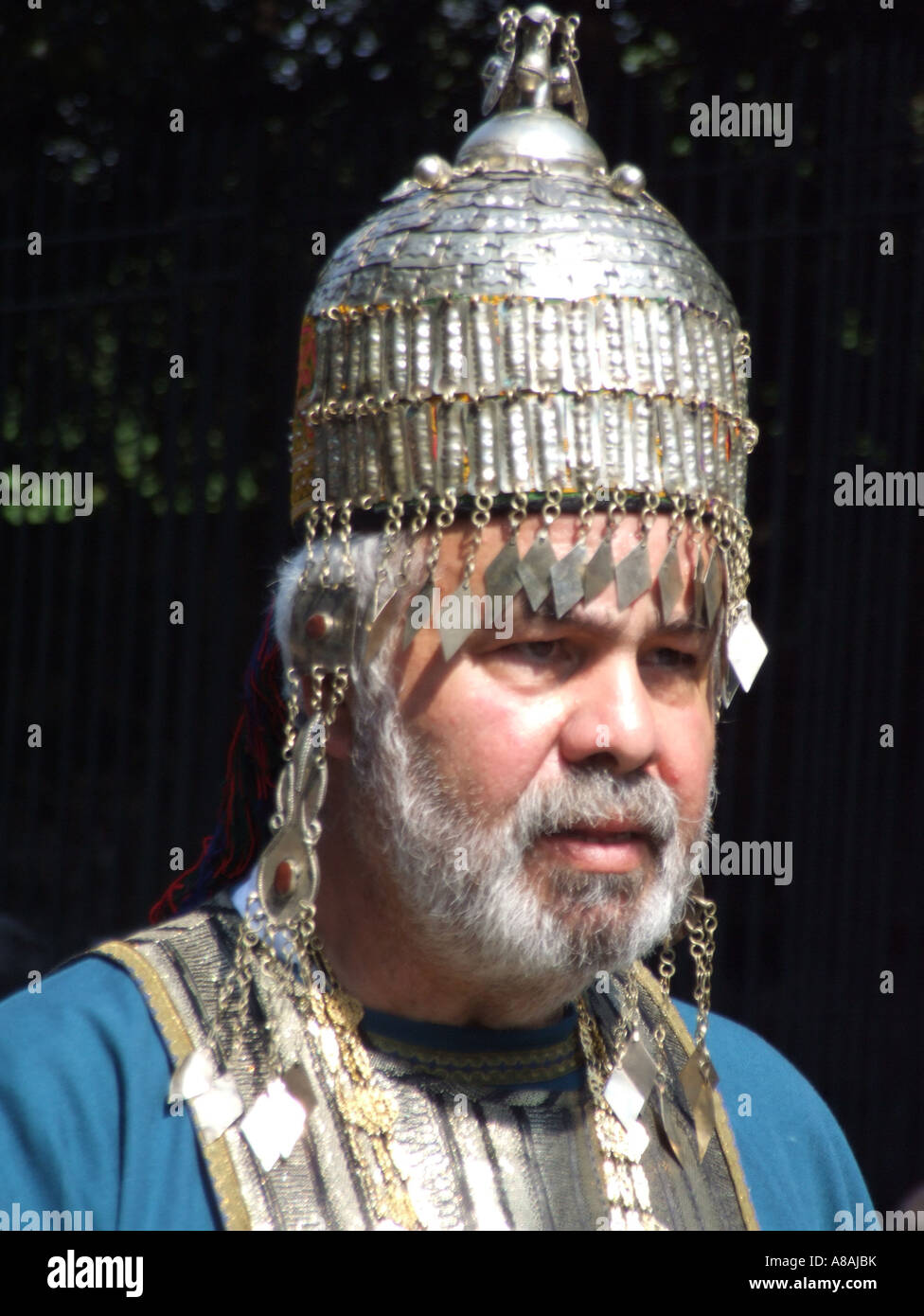 Roman king in a procession celebrating the birth of Rome italy 2007 ...