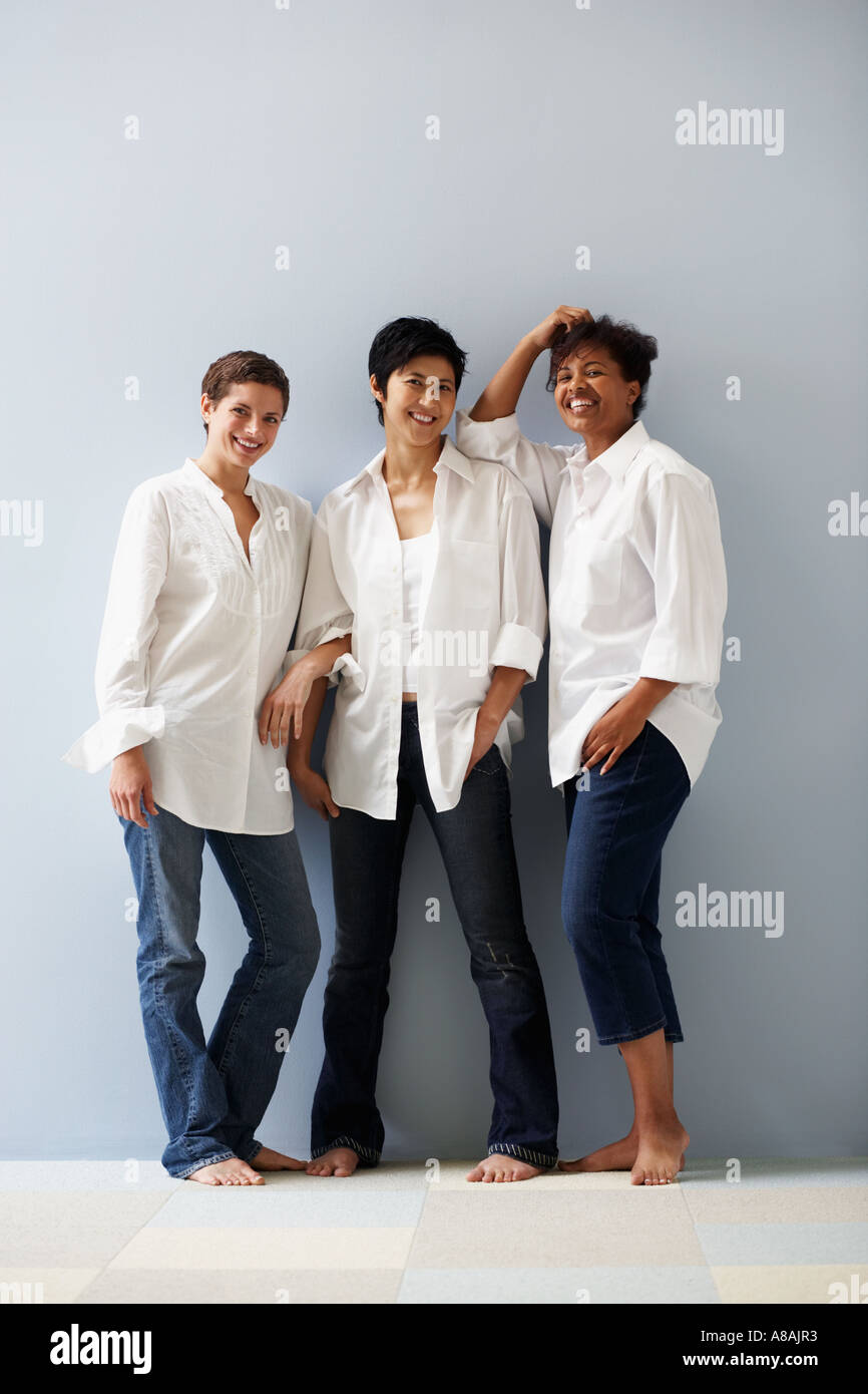 Portrait of three women Stock Photo - Alamy