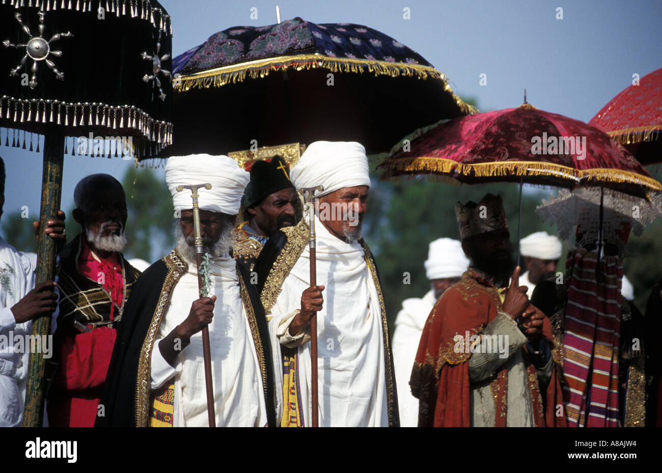 Meskel ceremony, Axum, Ethiopia Stock Photo - Alamy