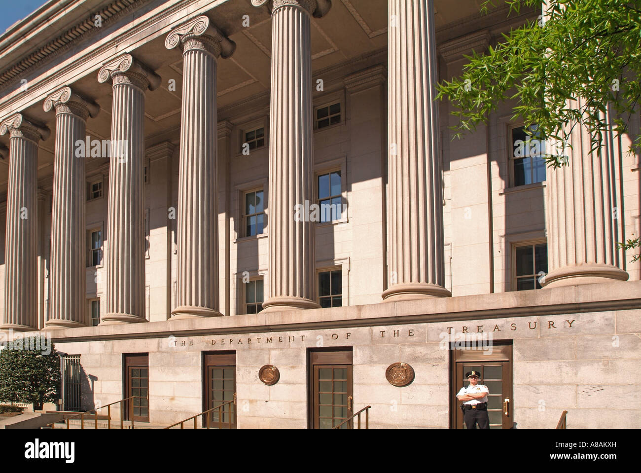 USA Washington DC Department of The Treasury Stock Photo - Alamy