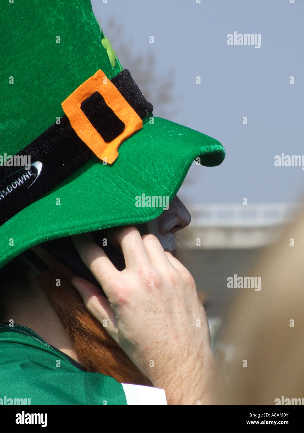 irish rugby fans in rome for the six nations match versus italy 2007 ...