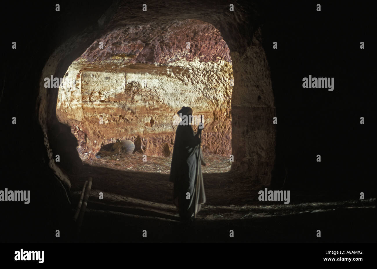 priest , Debre Tsion rock-hewn church , Gheralta , Eastern Tigray ...