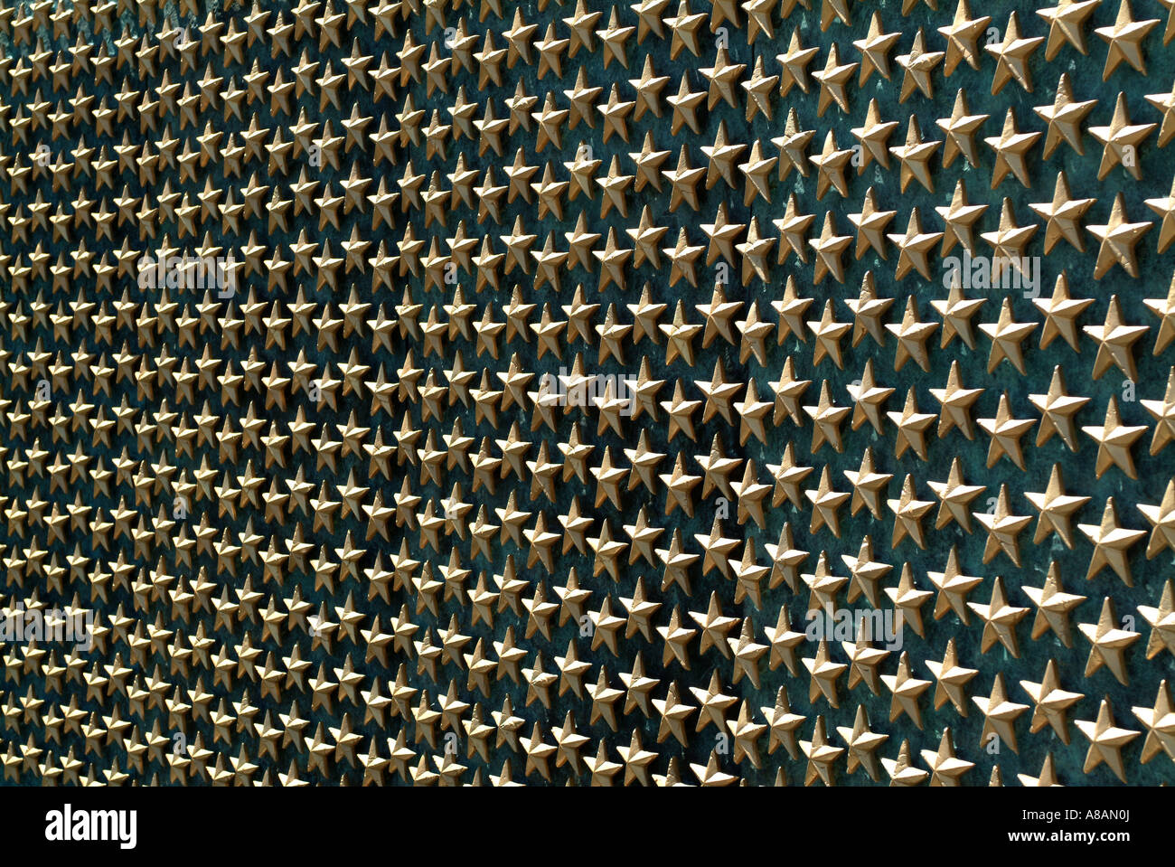 USA Washington DC National World War II Memorial Freedom Wall Stock ...