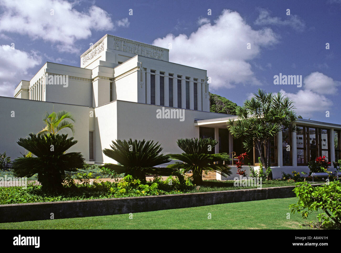 MORMON TABERNACLE in LAIE a Mormon development since 1864 OAHU HAWAII ...