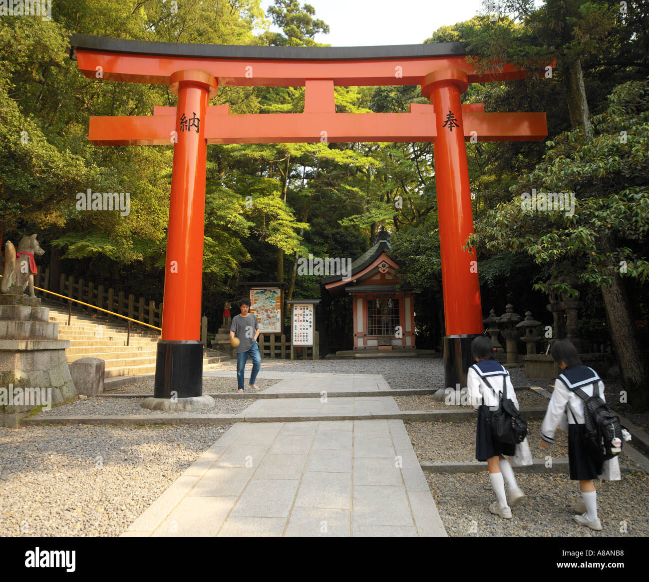Japanese Buddhist Temple Gate