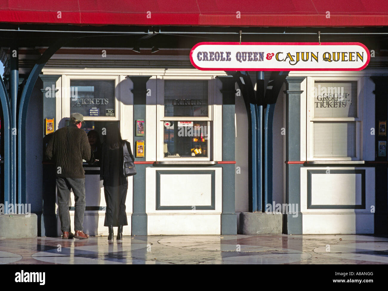 TICKET BOOTH for the CREOLE QUEEN RIVER BOAT NEW ORLEANS LOUISIANA ...