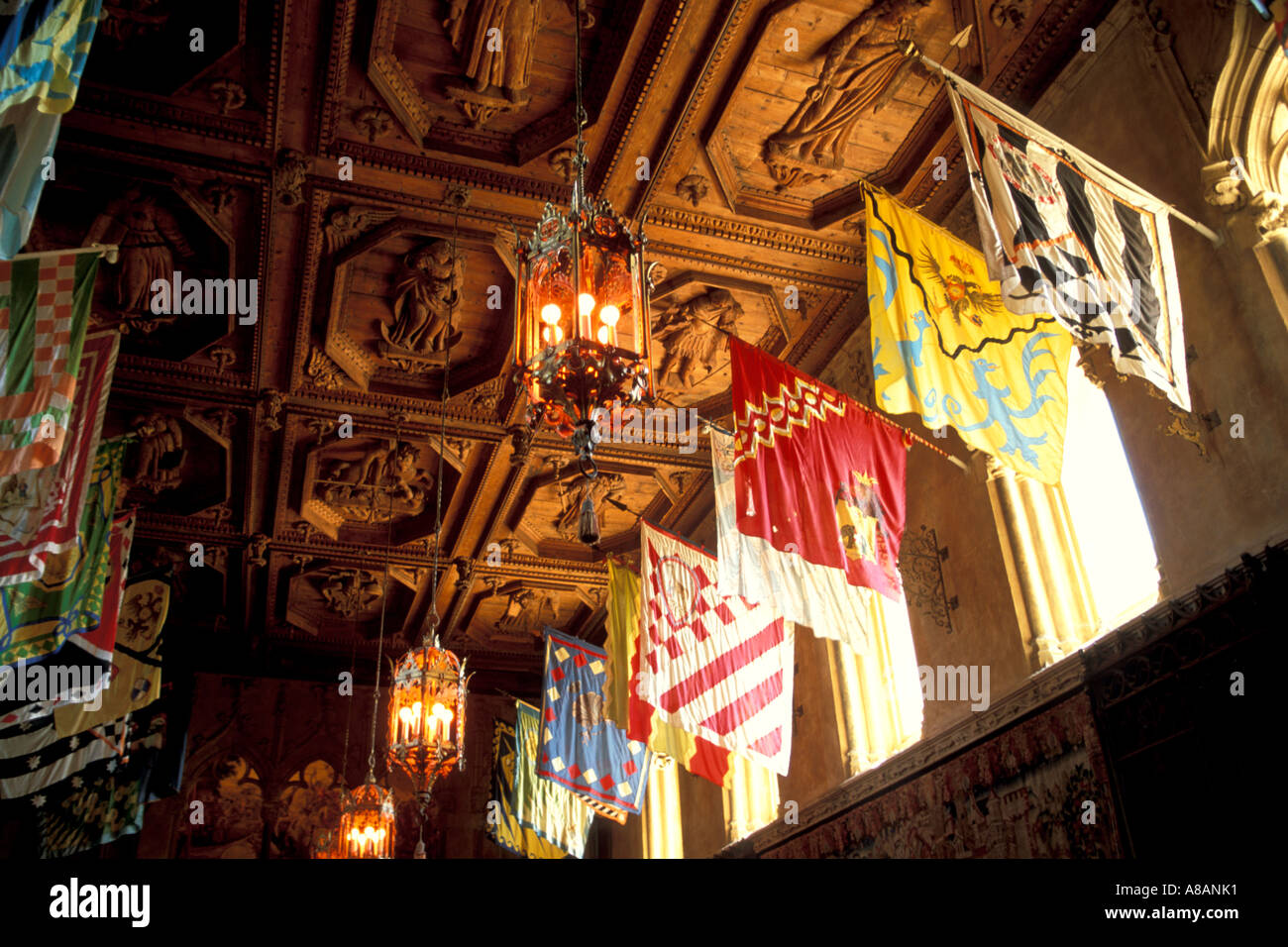 American flag hanging from ceiling hi-res stock photography and images ...