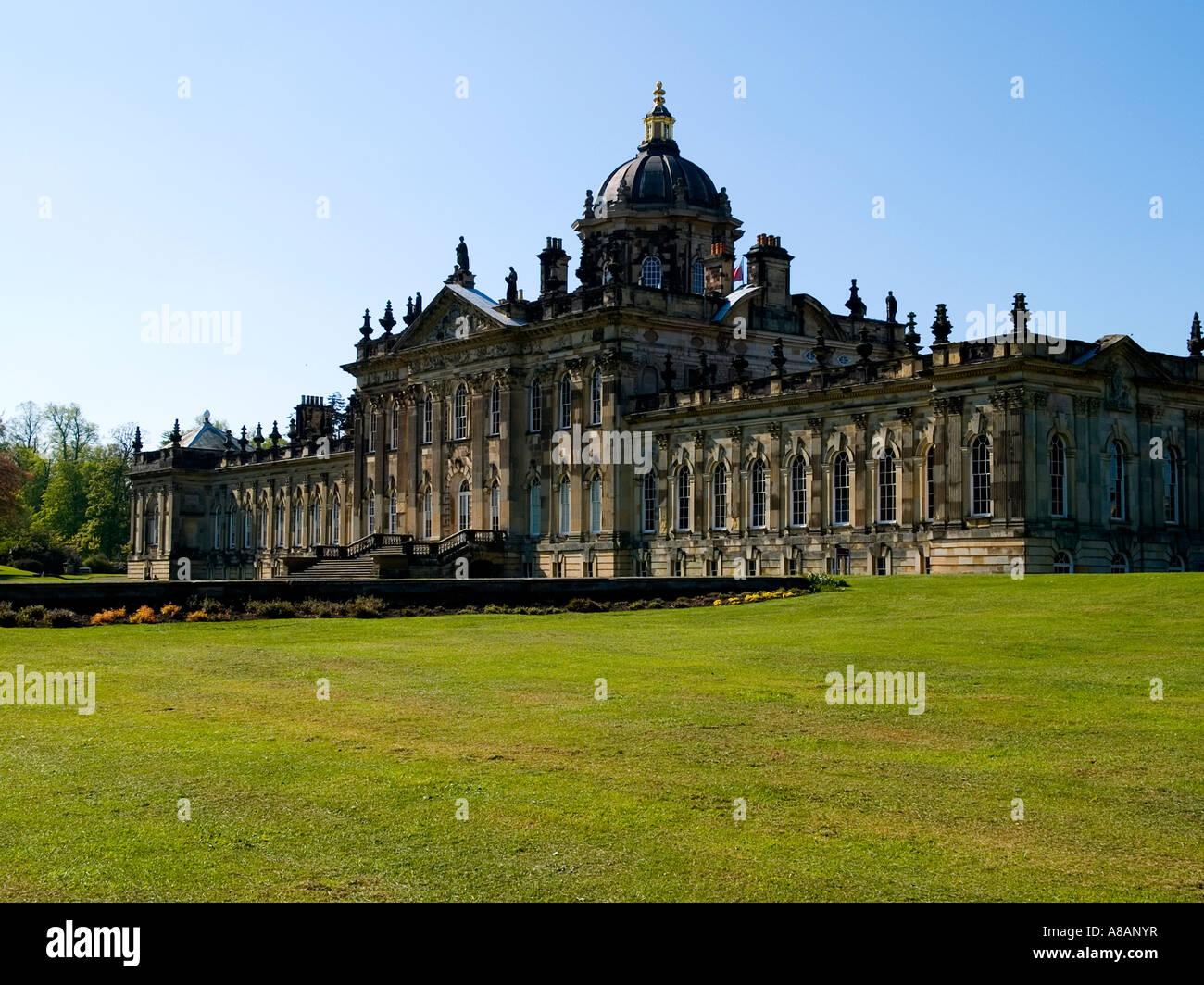 South aspect of Castle Howard stately home of Simon Howard "Earl of ...