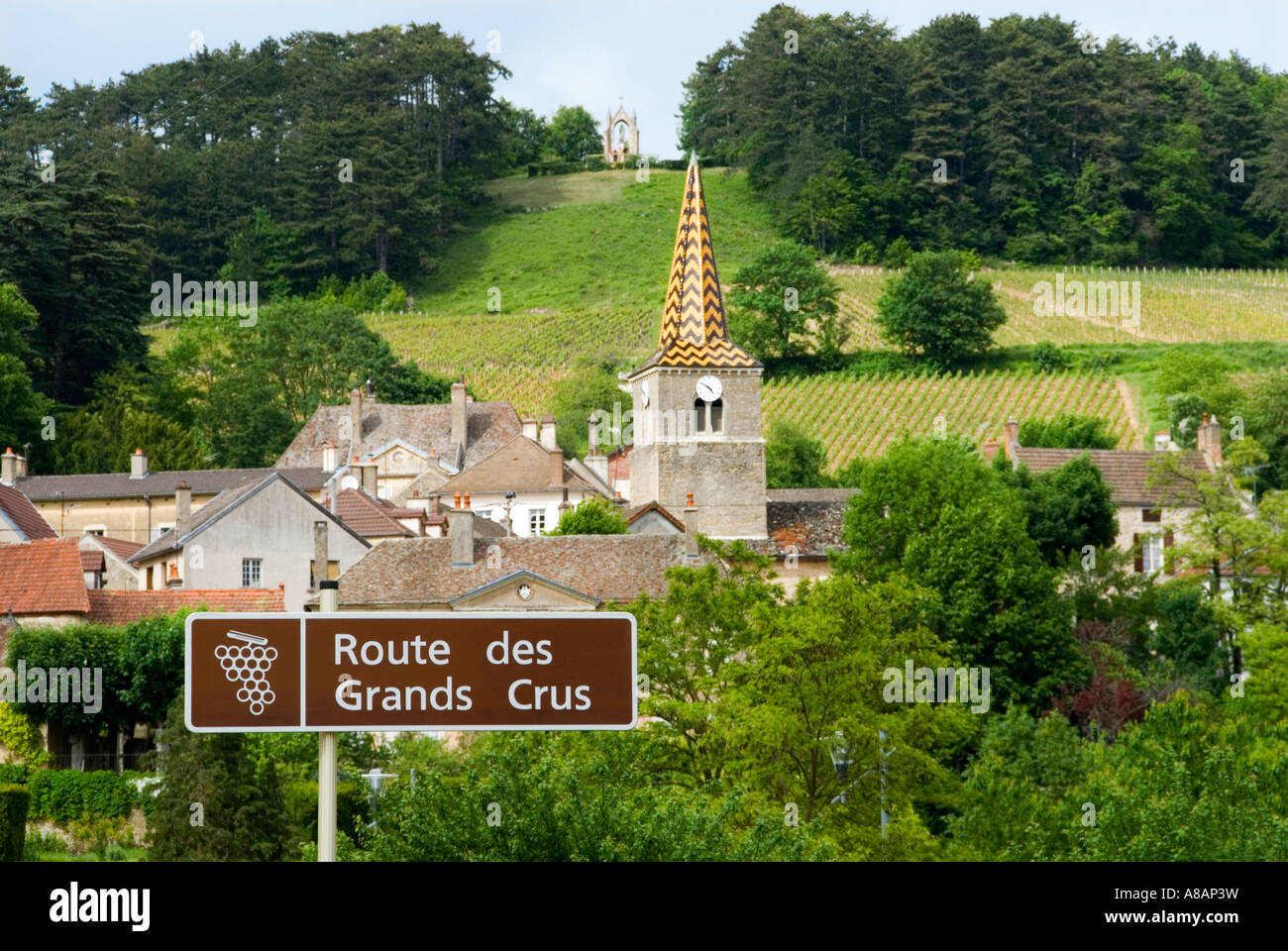 The route des grands crus hi-res stock photography and images - Alamy