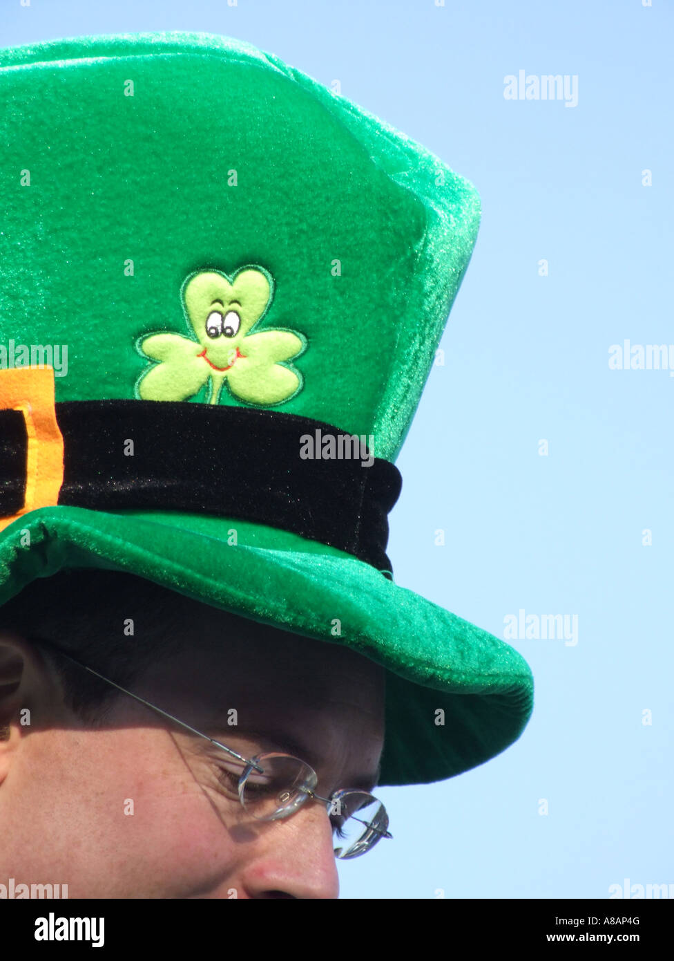 irish rugby fans in rome for the six nations match versus italy Stock ...