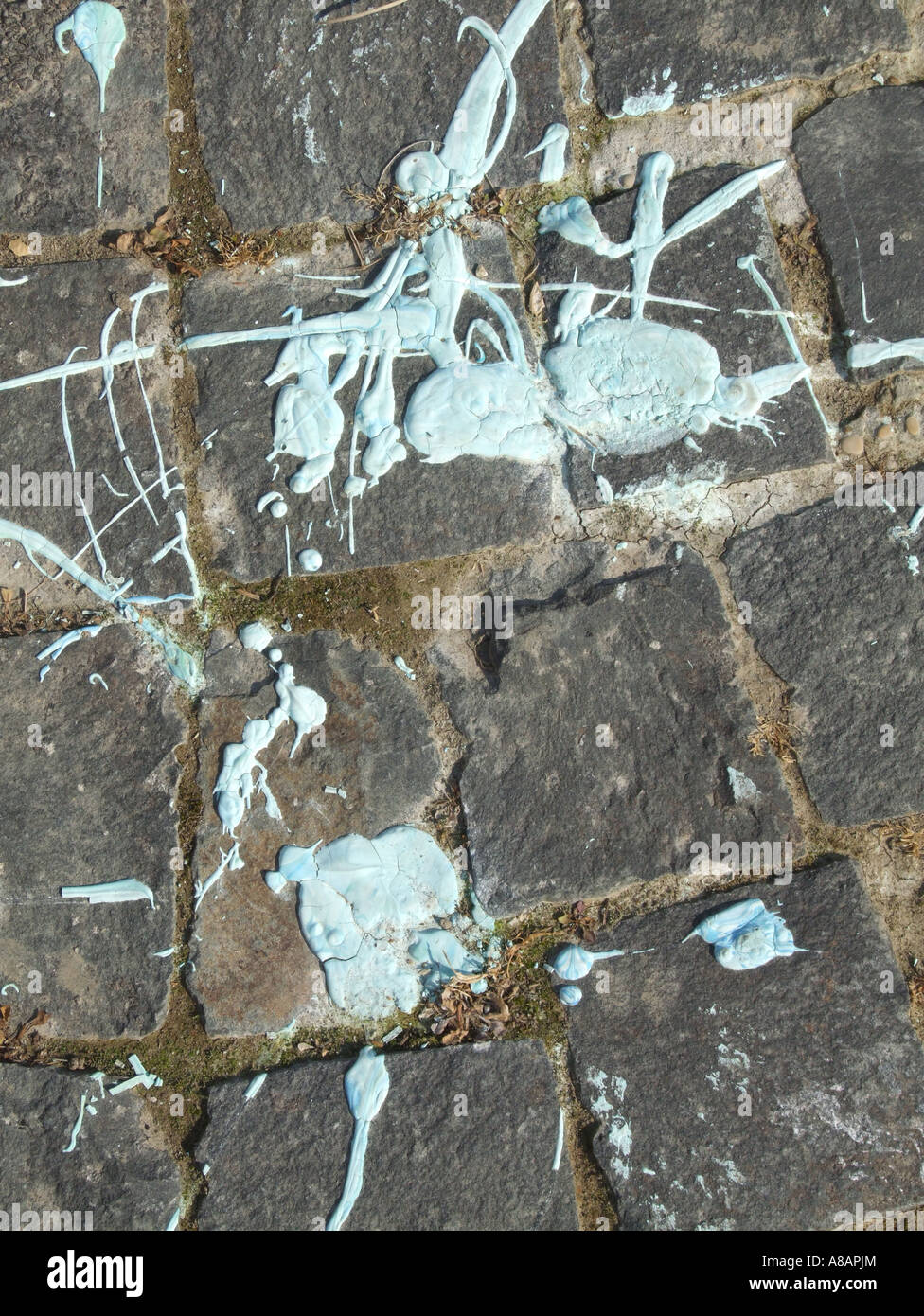 paint spilled on road Stock Photo - Alamy