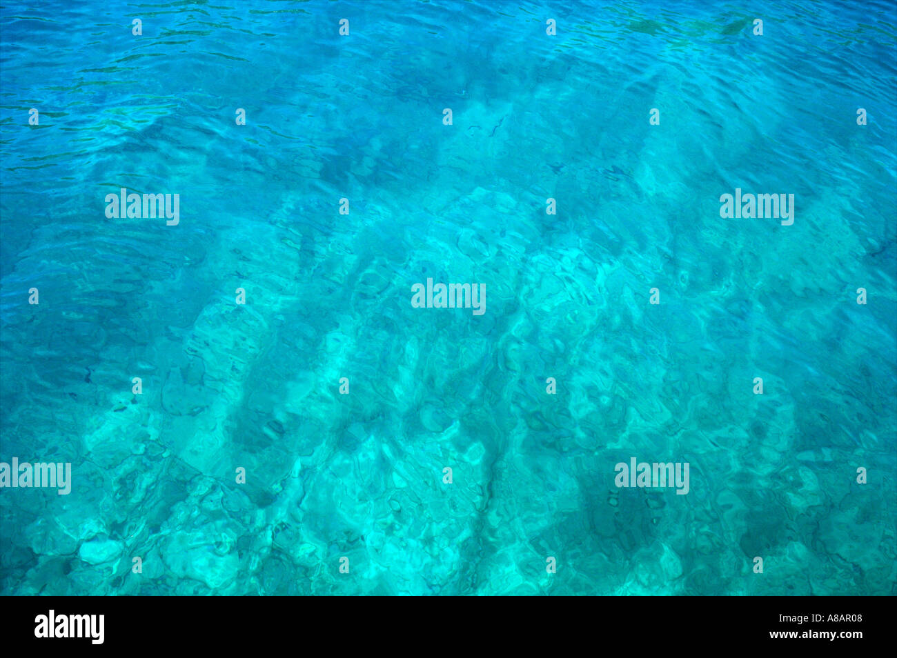 Corfu Crystal Clear Sea Water Corfu Stock Photo - Alamy
