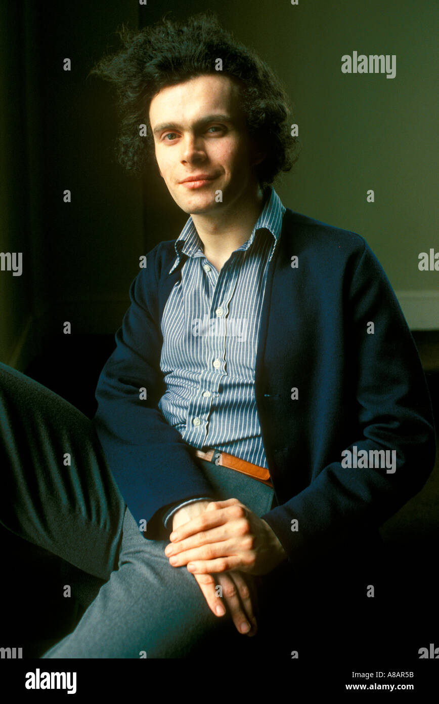 Sir Simon Rattle conductor 1978 Stock Photo - Alamy