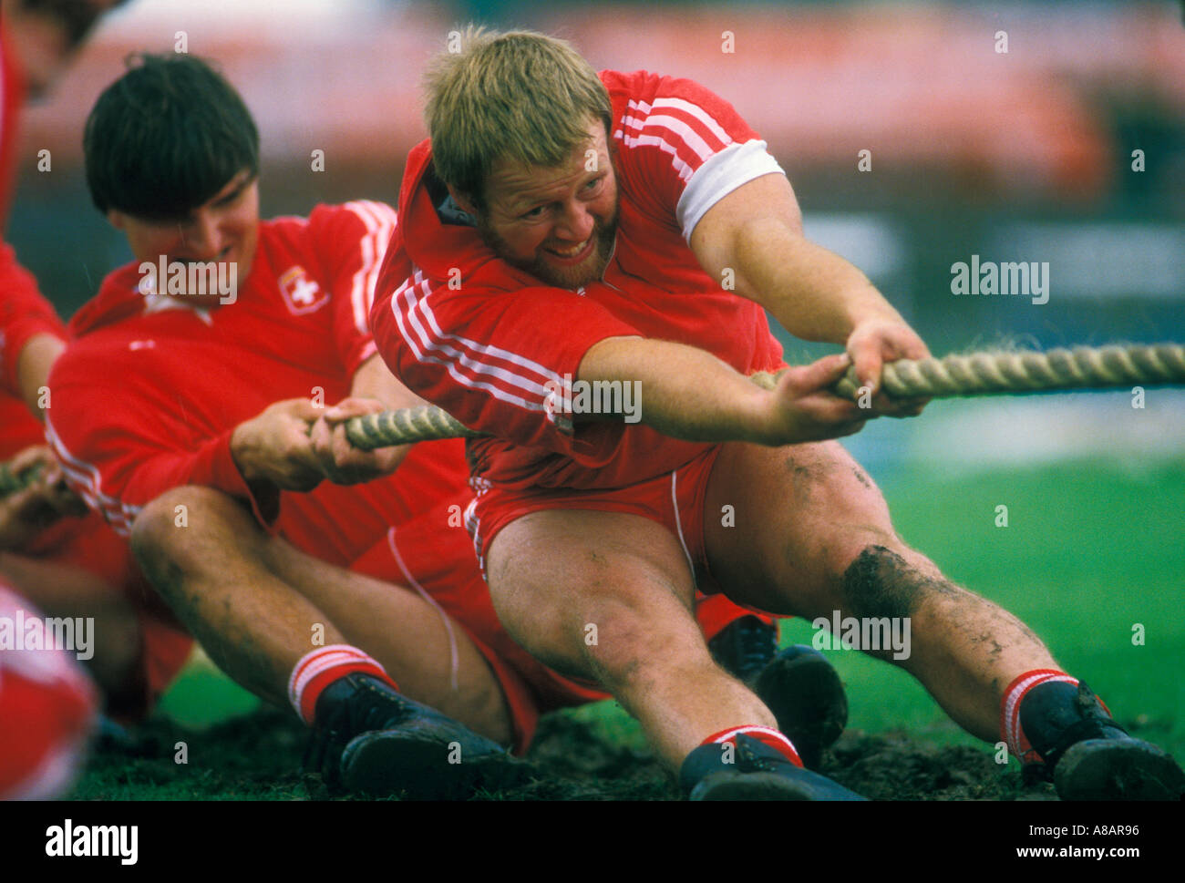 Swiss Tug Of War Team Stock Photo - Alamy
