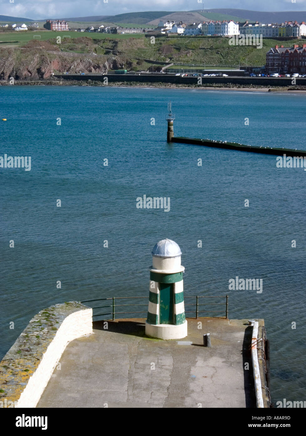 Lighthouse at Peel, Isle of Man Stock Photo - Alamy