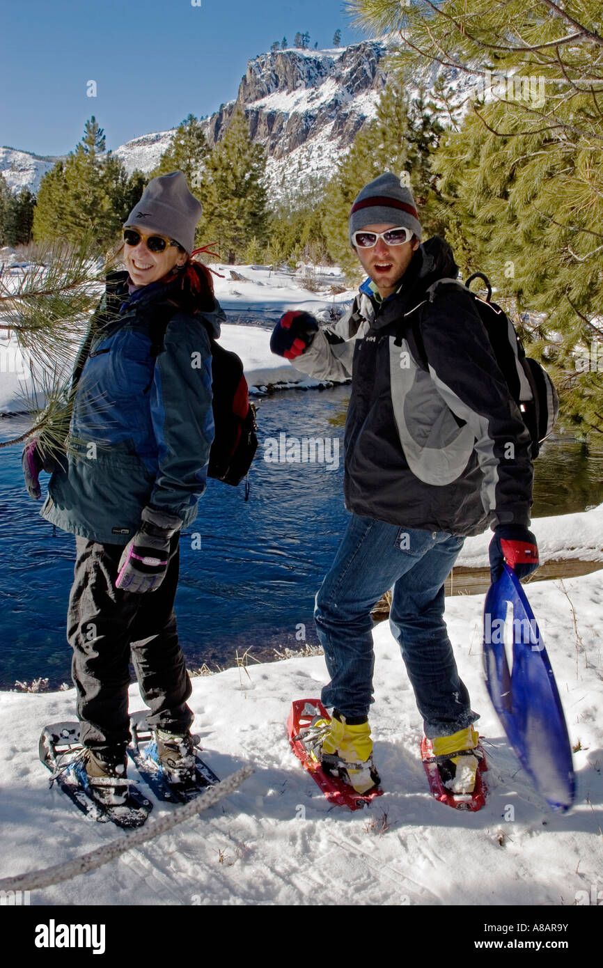 SNOW SHOEING in the Deschutes National Forest near THREE CREEKS LAKE ...