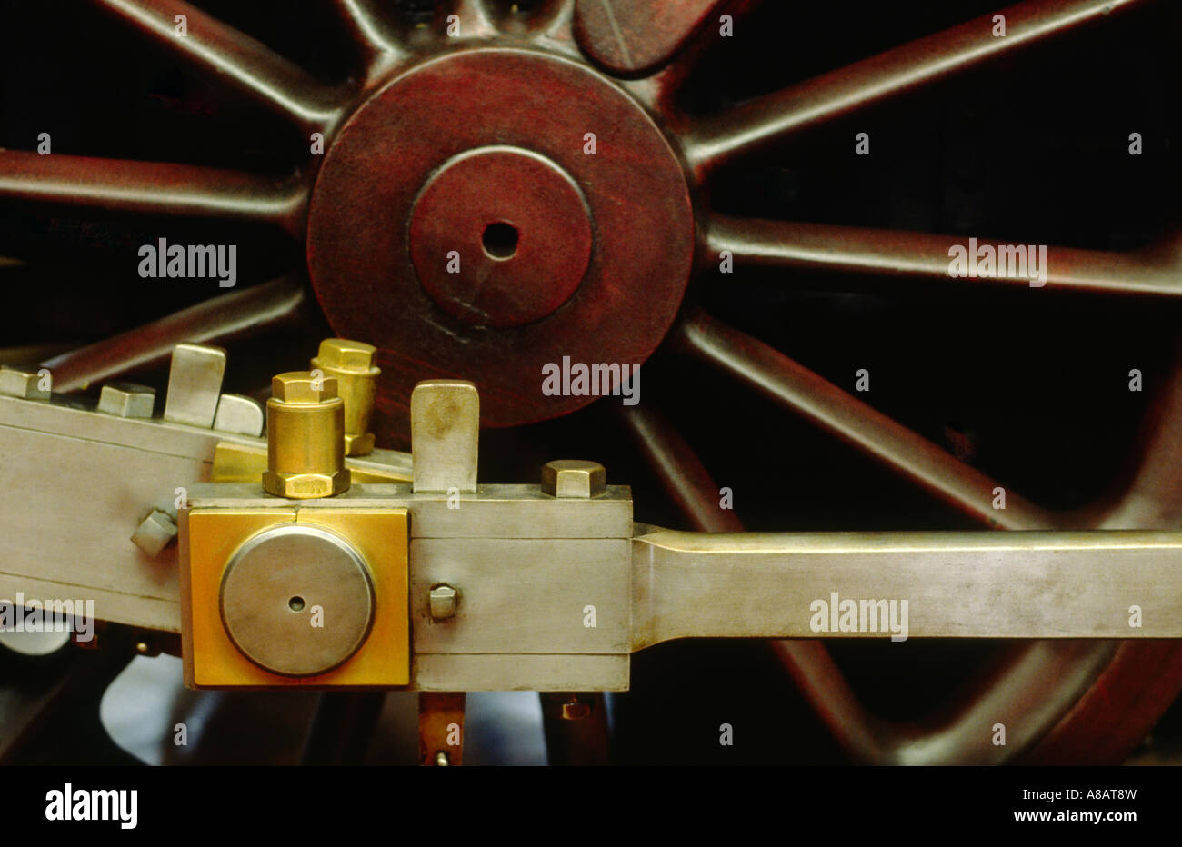 DRIVE TRAIN of STEAM POWERED LOCOMOTIVE in the HENRY FORD MUSEUM ...