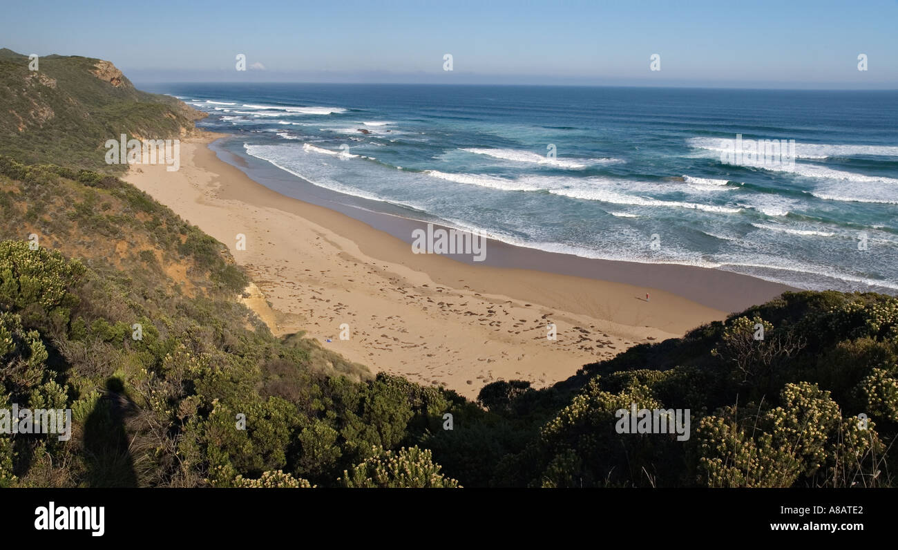 Castle Cove on the Great Ocean Road in Victoria Australia Stock Photo ...