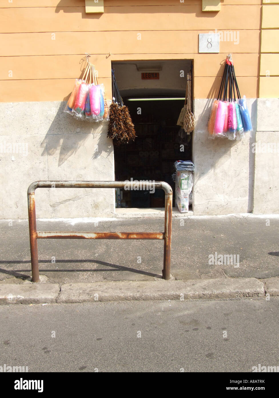 small shop in rome Stock Photo - Alamy