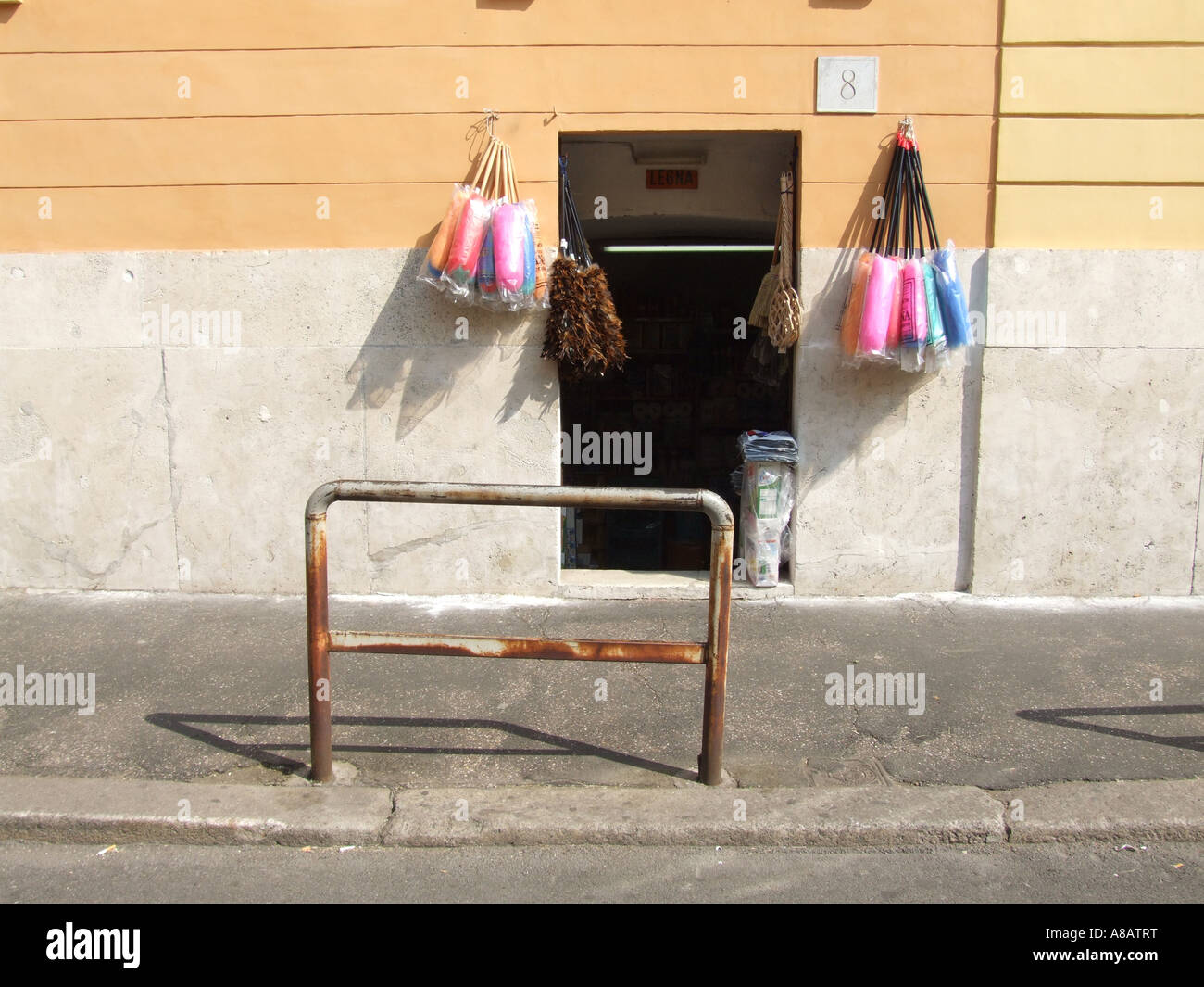 small shop in rome Stock Photo - Alamy