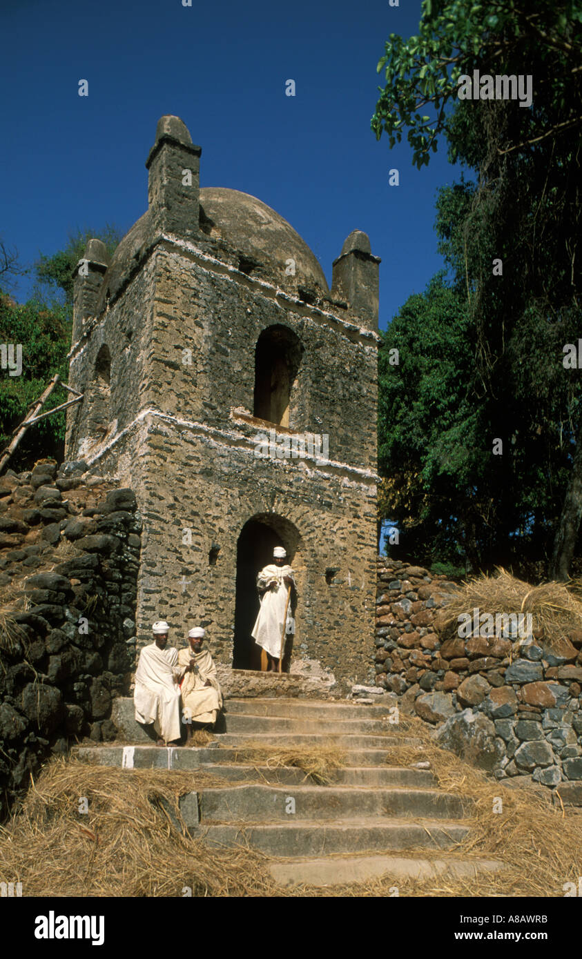 Narga Selassie island monastery, Lake Tana, Zege peninsula, Ethiopia ...