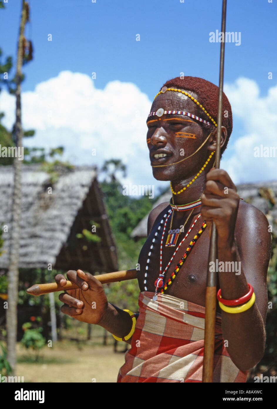 Kenyan tribesman hi-res stock photography and images - Alamy
