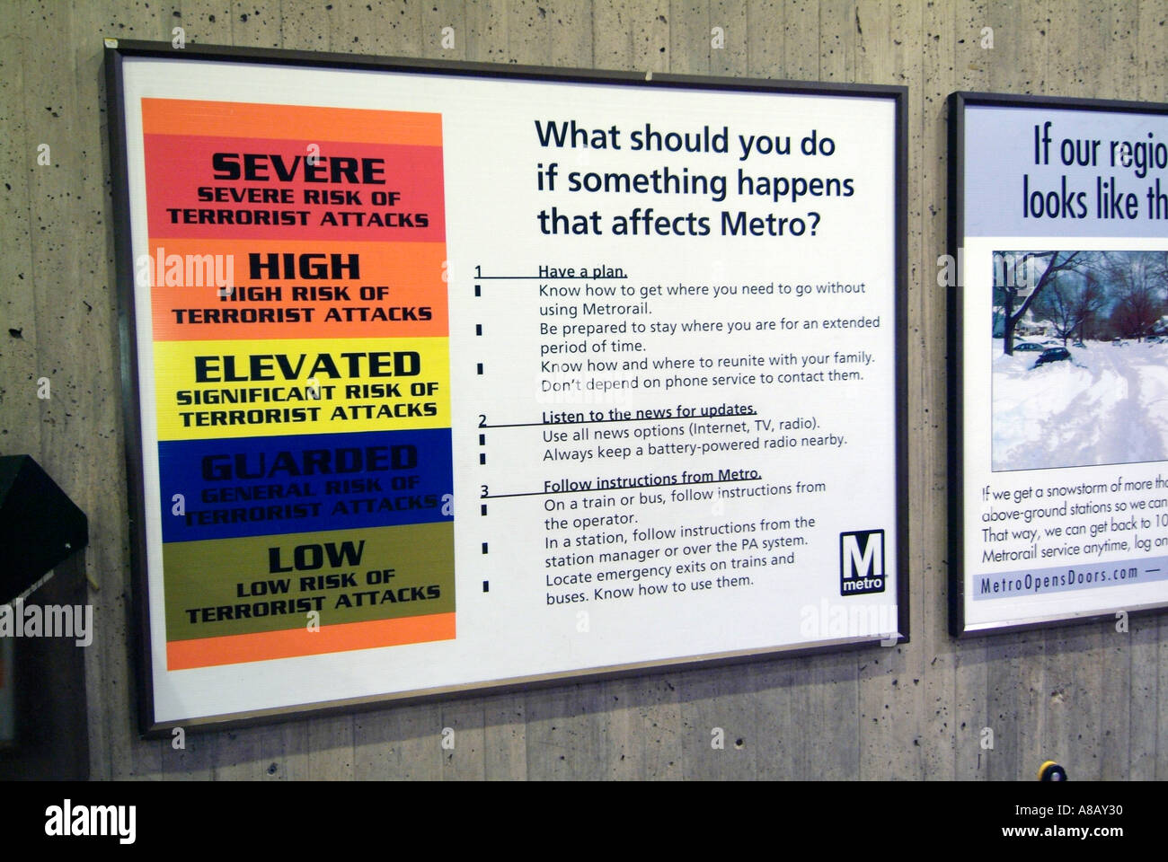 Security protection sign Stock Photo - Alamy