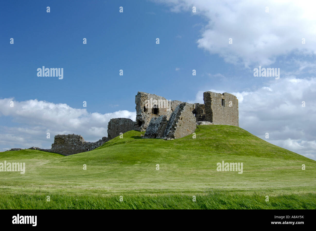 Duffus Castle in Moray is one of the finest examples of a motte and ...