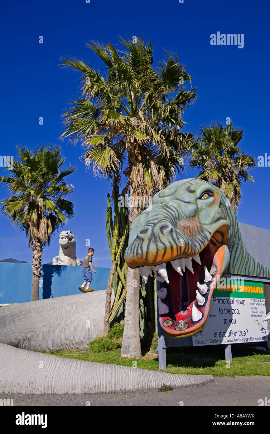 Dinosaur roadside attraction at Cabazon Greater Palm Springs area ...