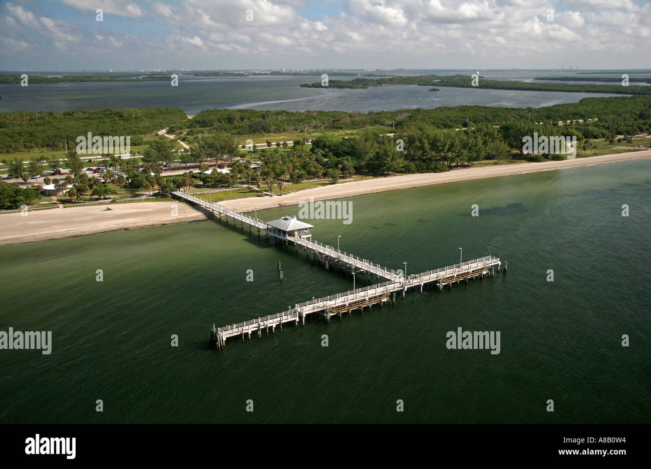 Aerial view of Fort De Soto, St Petersburg, Florida Stock Photo - Alamy