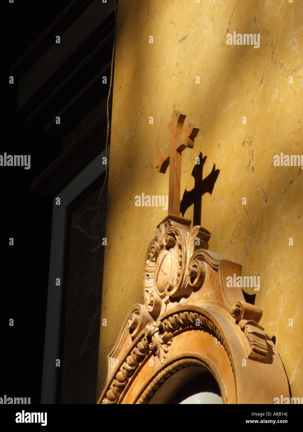 cross in church in rome Stock Photo - Alamy