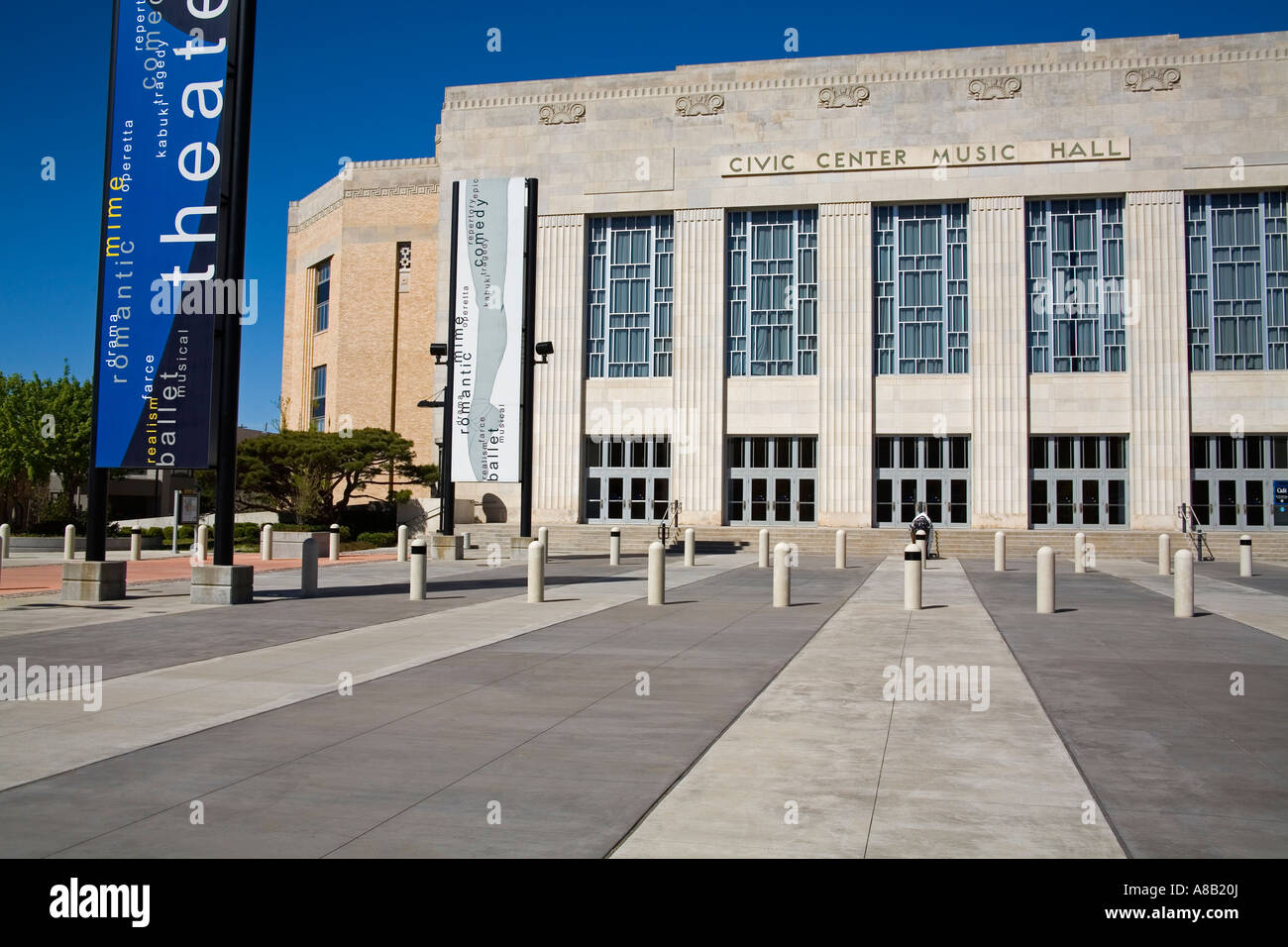 Civic Center Music Hall Oklahoma City Oklahoma USA Stock Photo - Alamy