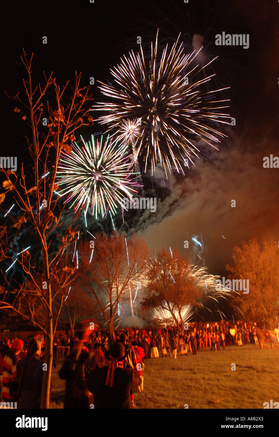 Firework display at the Rye Bonfire Night celebrations Stock Photo - Alamy