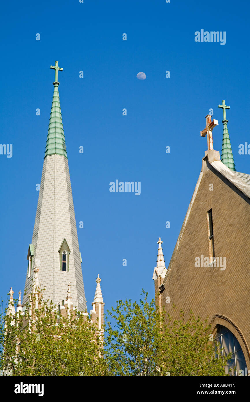 Holy Family Cathedral Downtown Tulsa Oklahoma USA Stock Photo - Alamy