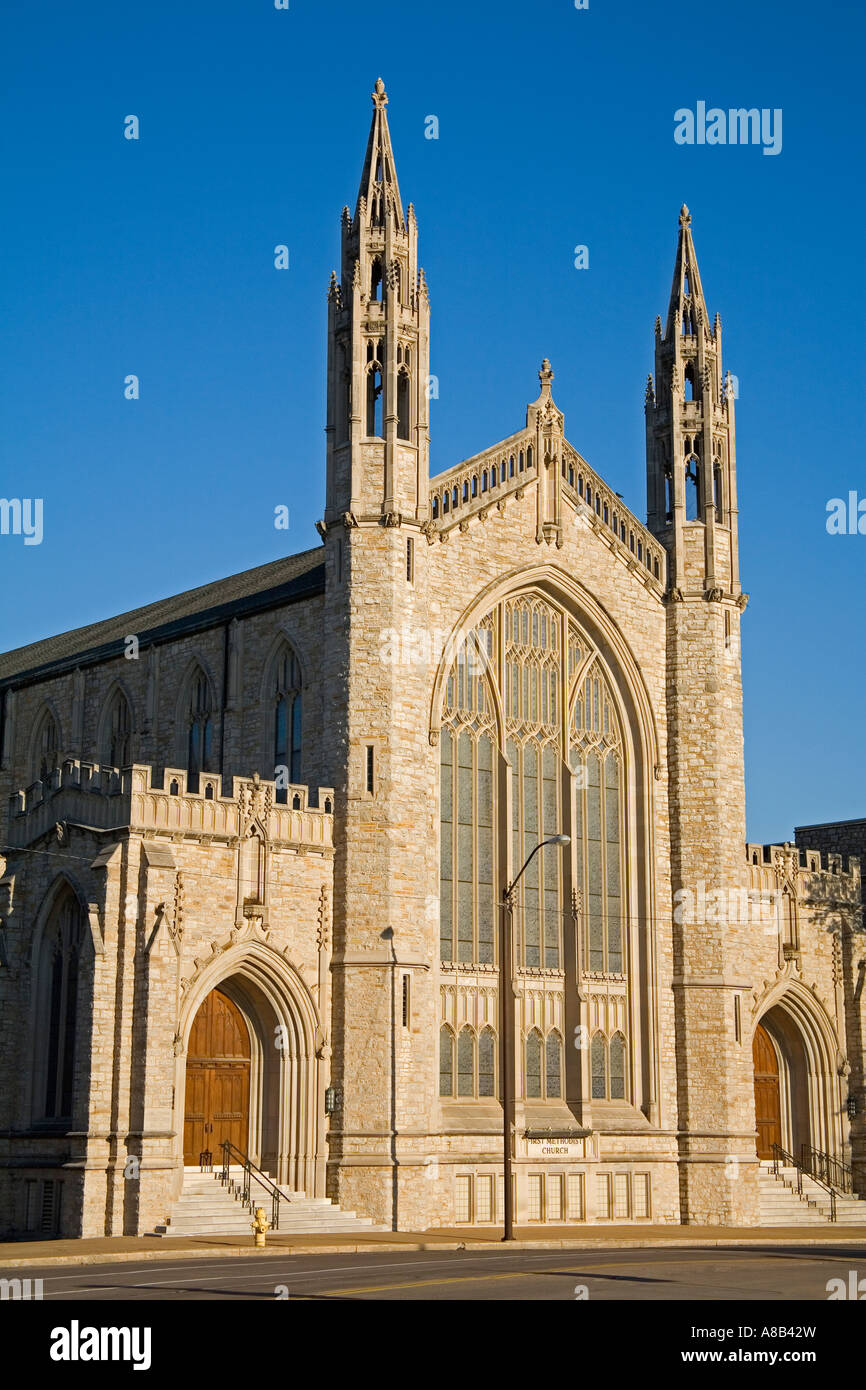 First United Methodist Church Downtown Tulsa Oklahoma USA Stock Photo ...