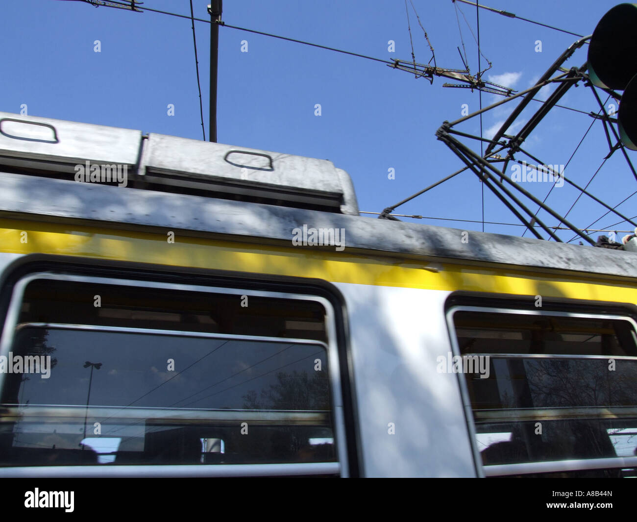 tram overhead lines Stock Photo - Alamy