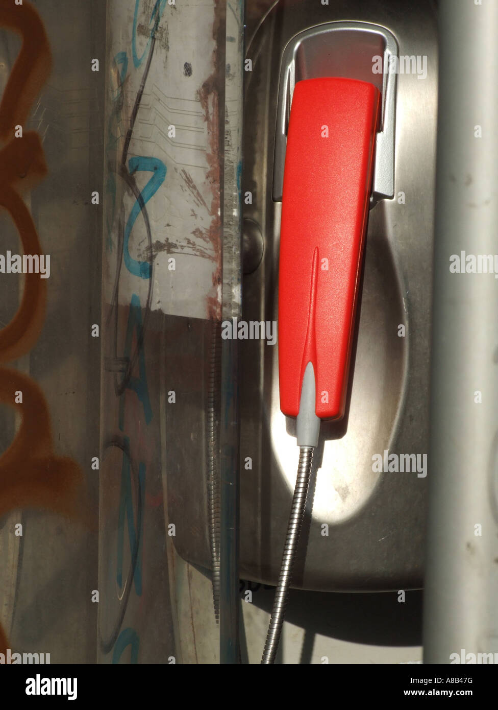 public phone box Stock Photo - Alamy